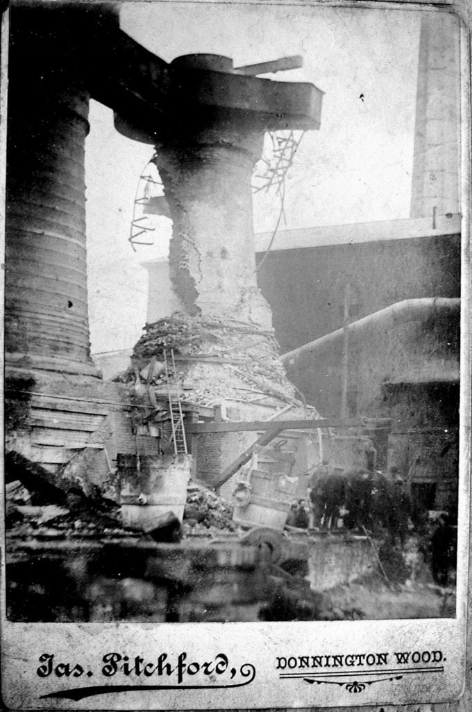 Fig 1) Priorslee Furnace Explosion (IGMT) | The Miner's Walk